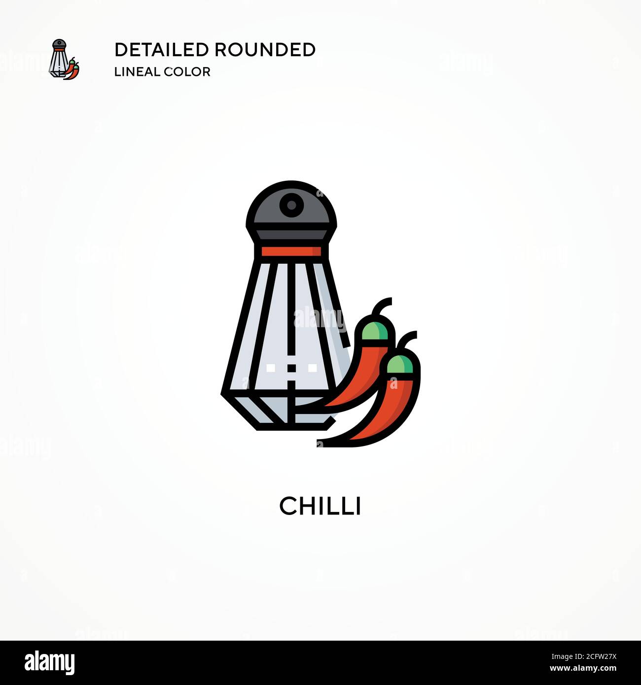 Chilli vector icon. Modern vector illustration concepts. Easy to edit ...