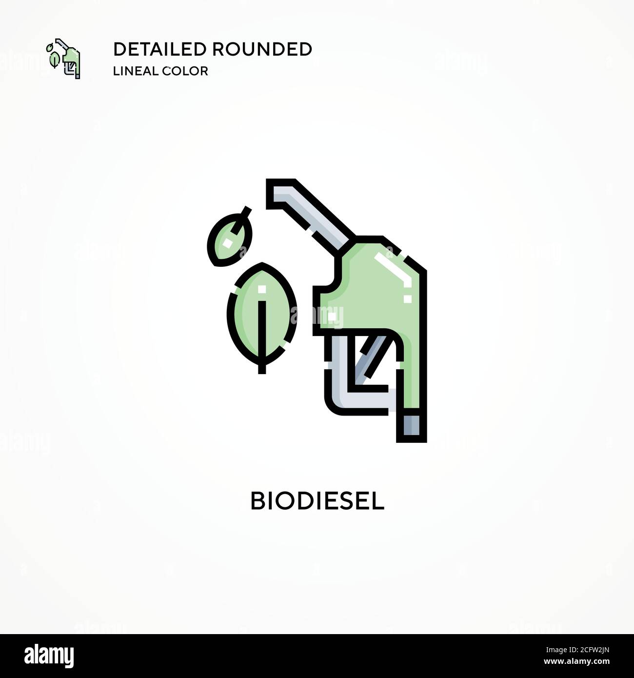 Biodiesel vector icon. Modern vector illustration concepts. Easy to ...