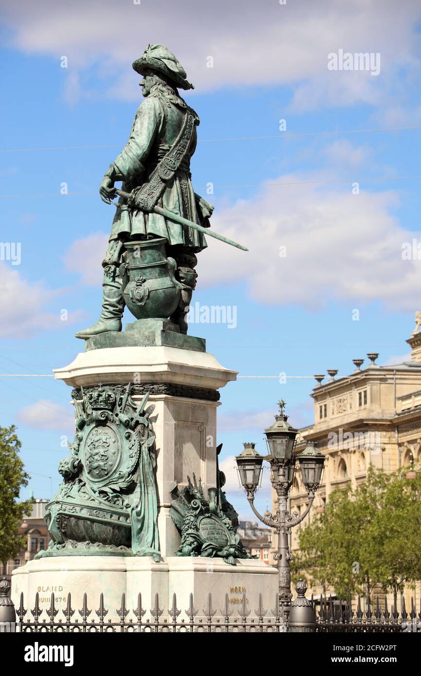 Statue of Niels Juel Stock Photo - Alamy