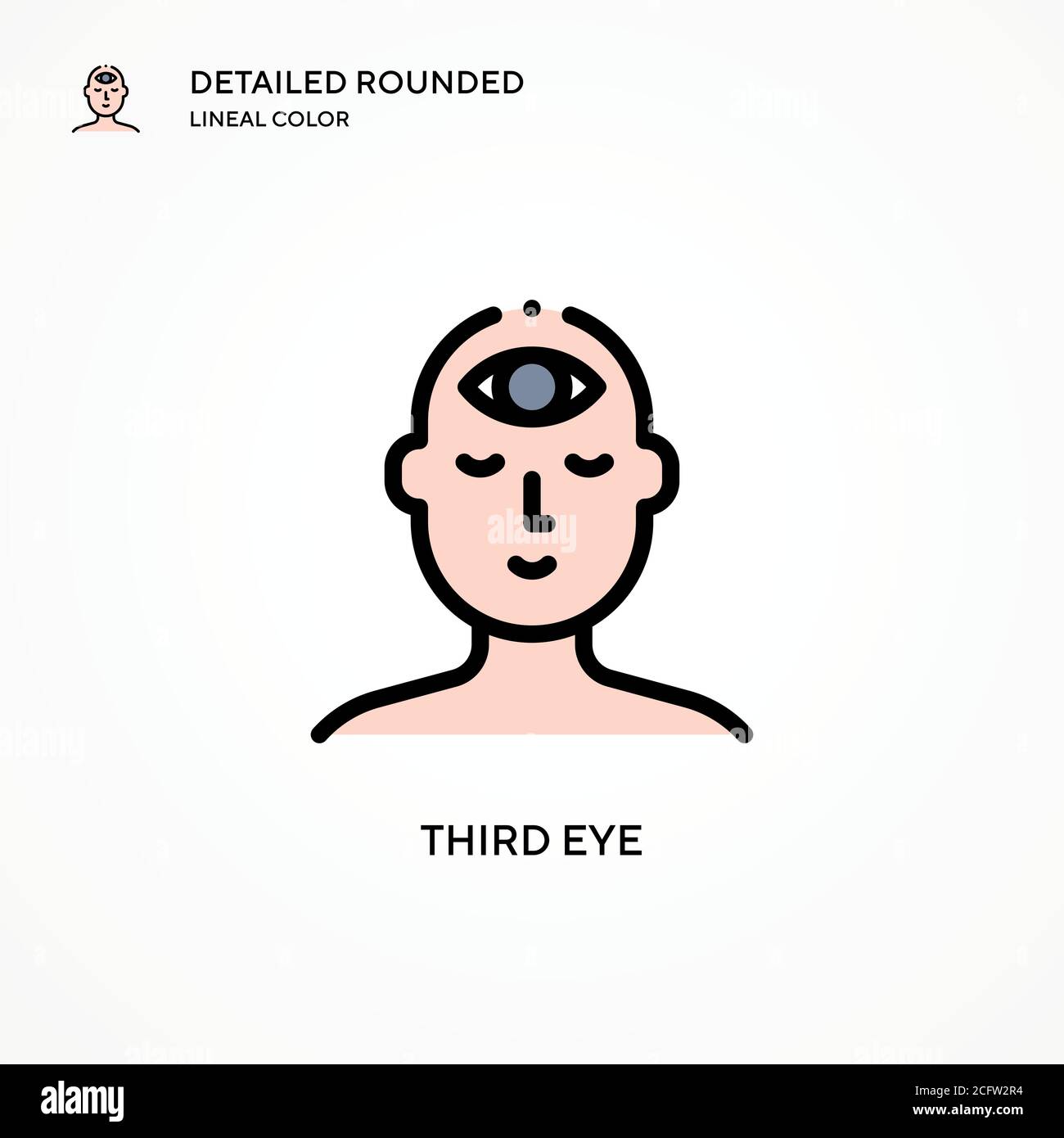 Third eye chakra vector Stock Vector Images - Alamy