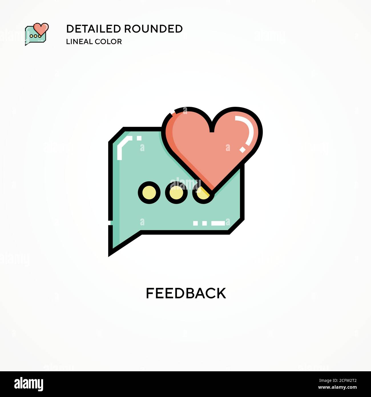 Feedback vector icon. Modern vector illustration concepts. Easy to edit ...