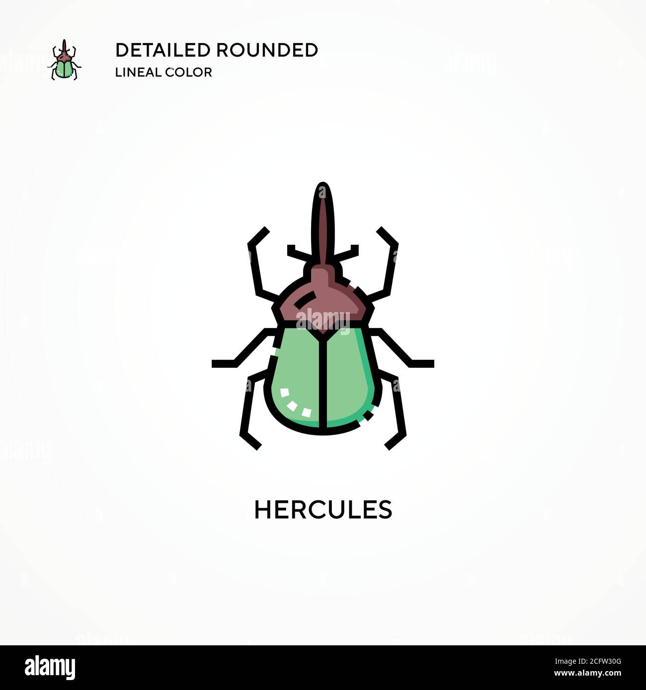 Hercules vector icon. Modern vector illustration concepts. Easy to edit ...
