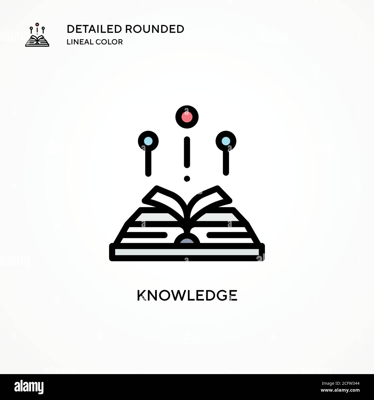 Knowledge vector icon. Modern vector illustration concepts. Easy to ...