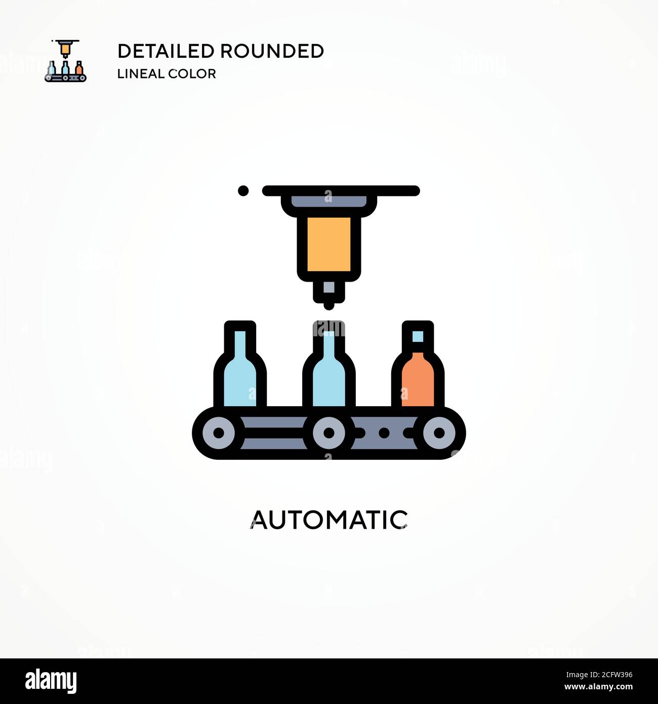 Automatic vector icon. Modern vector illustration concepts. Easy to ...