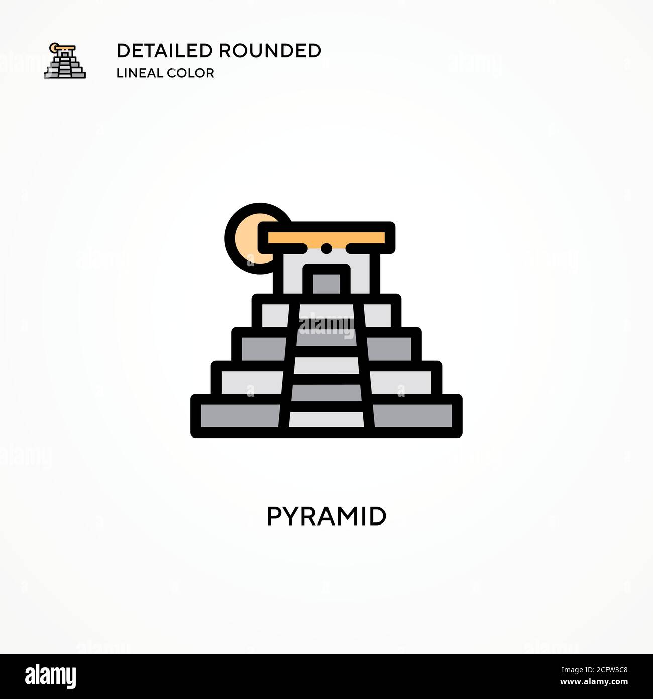 Pyramidal vector vectors Cut Out Stock Images & Pictures - Alamy