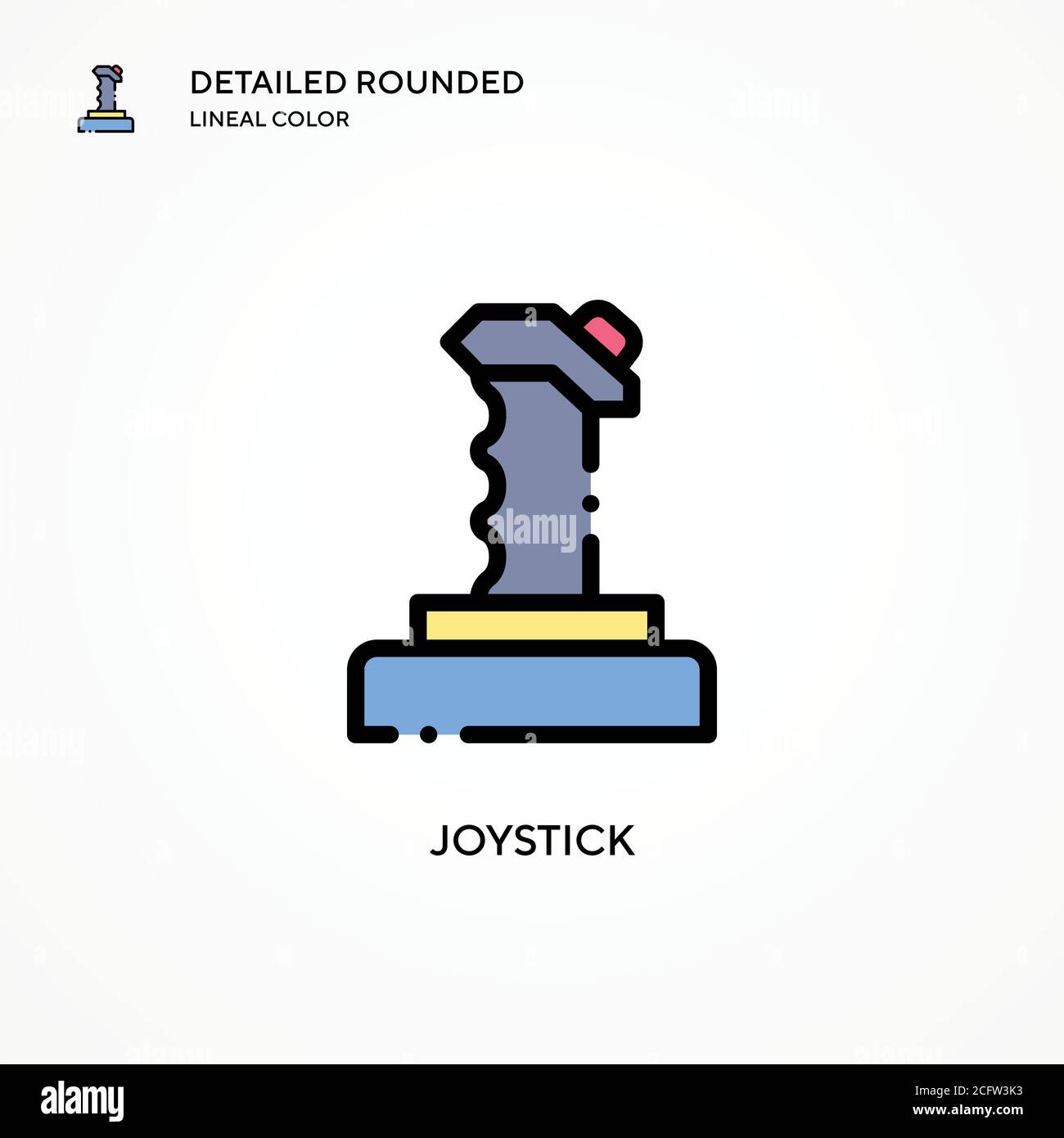 Joystick vector icon. Modern vector illustration concepts. Easy to edit ...