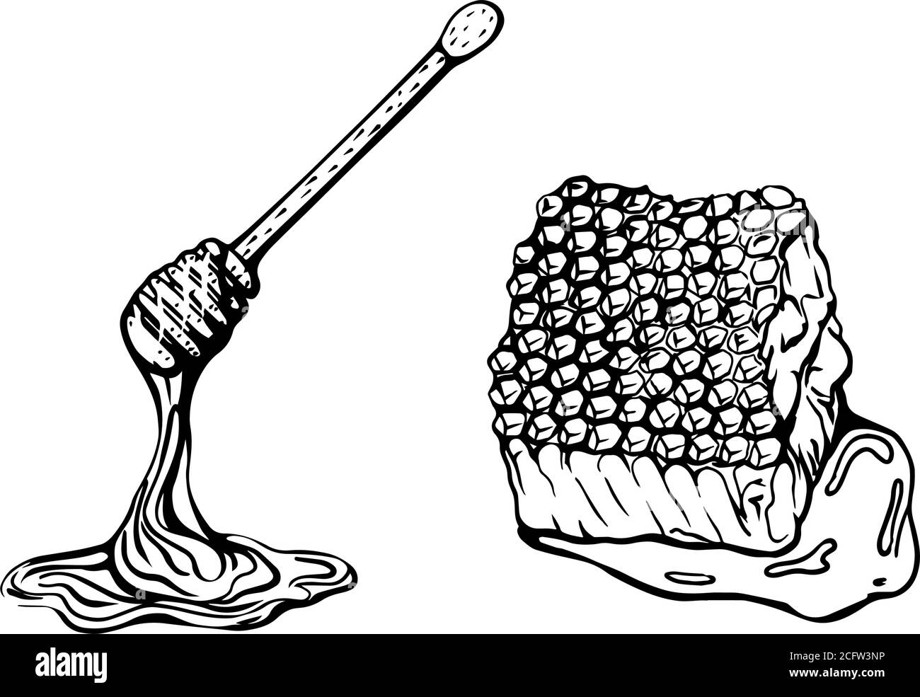 Beeswax white background Stock Vector Images - Alamy