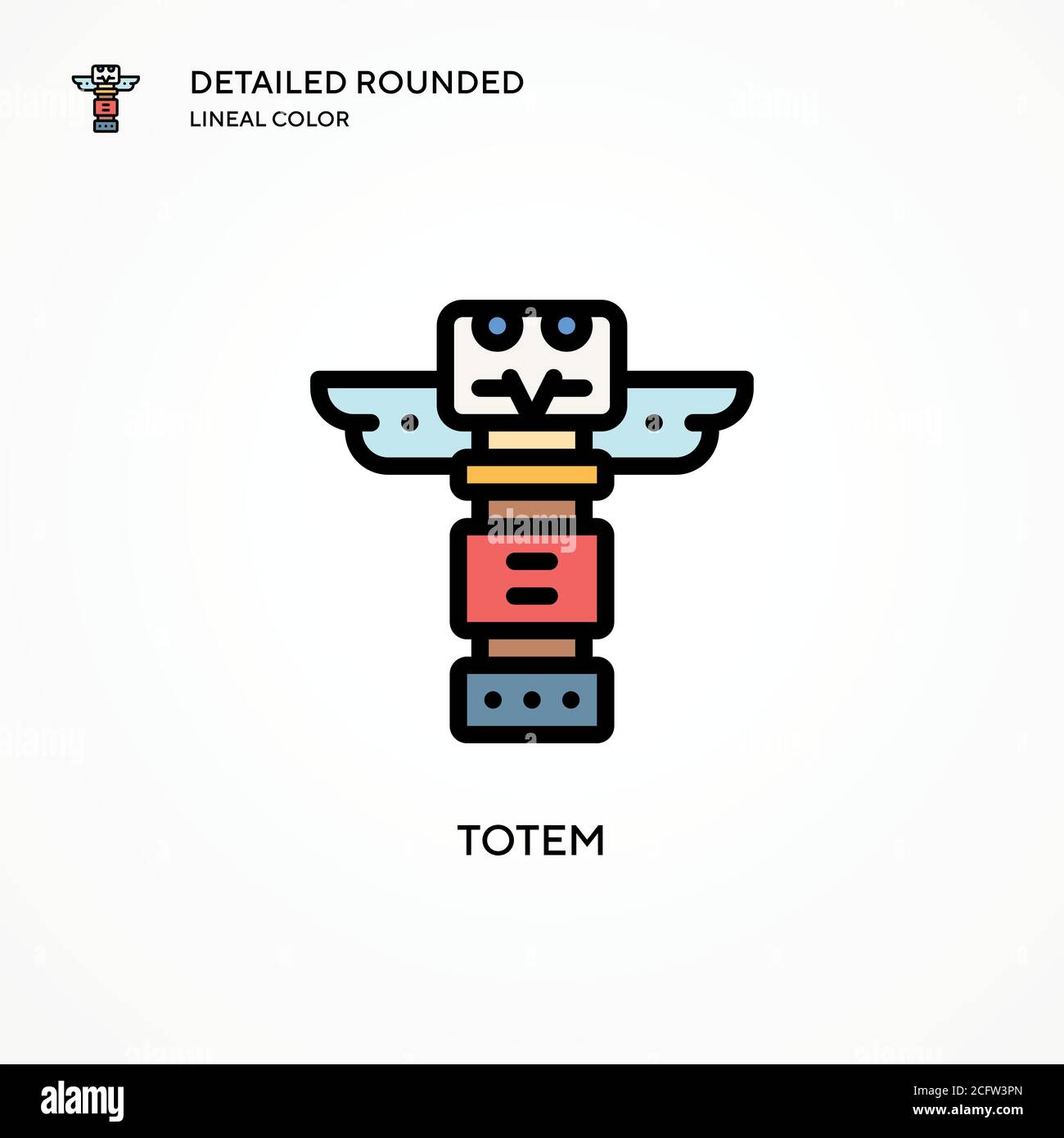 Totem vector icon. Modern vector illustration concepts. Easy to edit ...