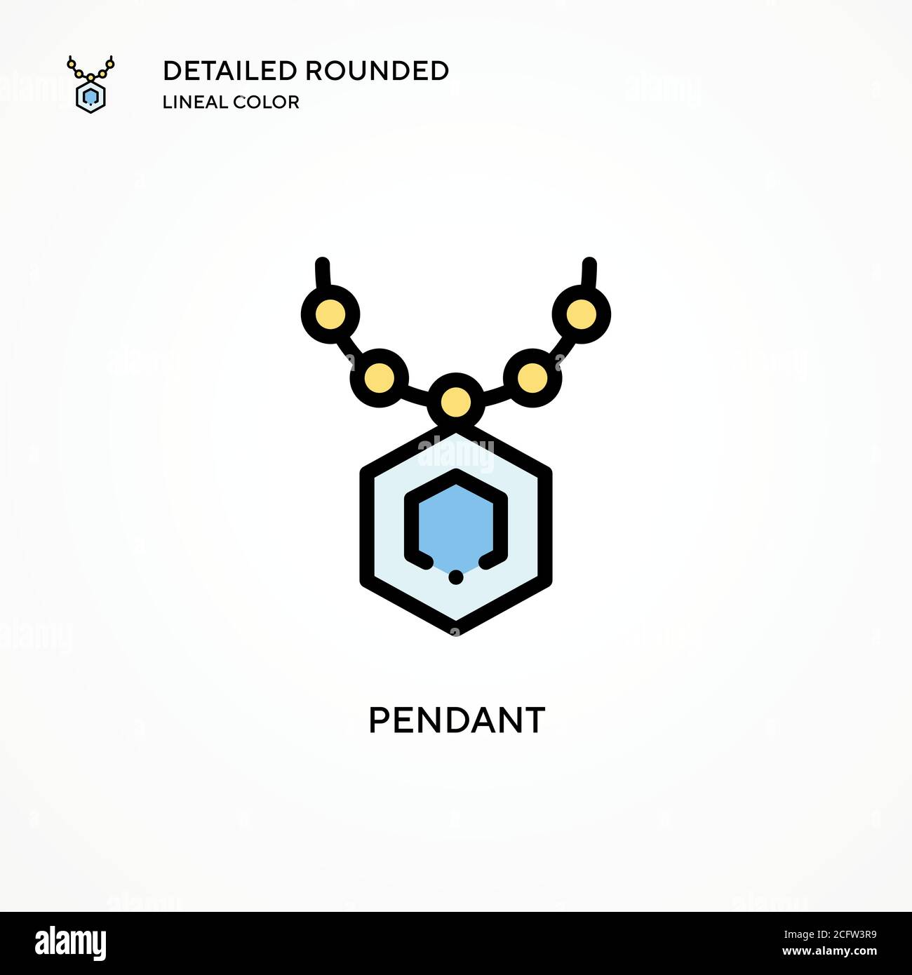 Pendant vector icon. Modern vector illustration concepts. Easy to edit ...