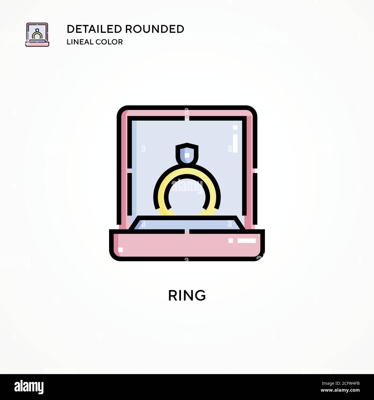 Ring vector icon. Modern vector illustration concepts. Easy to edit and ...