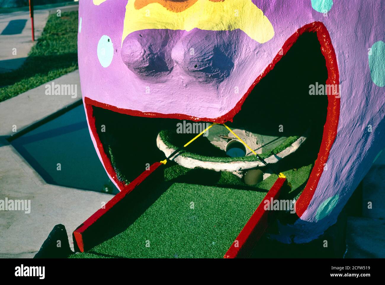 Miniature Golf Clown Face