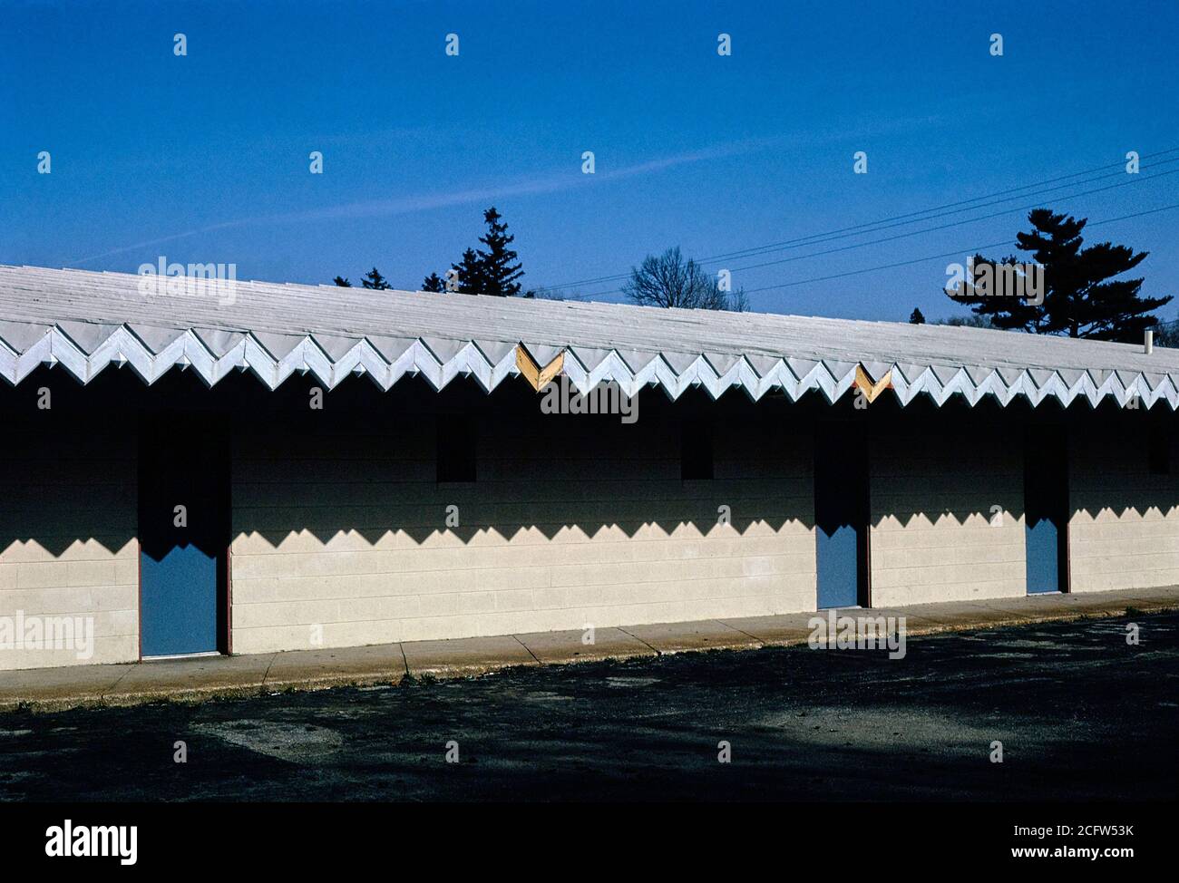 Snow Flake Motel, Lincoln Township, Michigan, USA, John Margolies ...