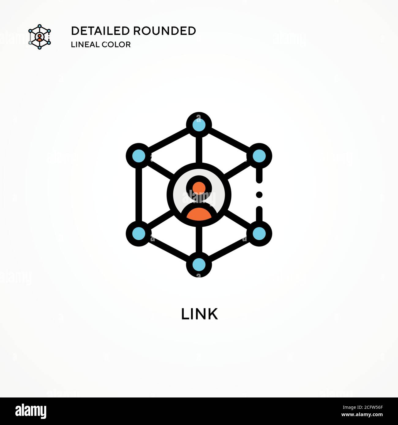 Link vector icon. Modern vector illustration concepts. Easy to edit and ...