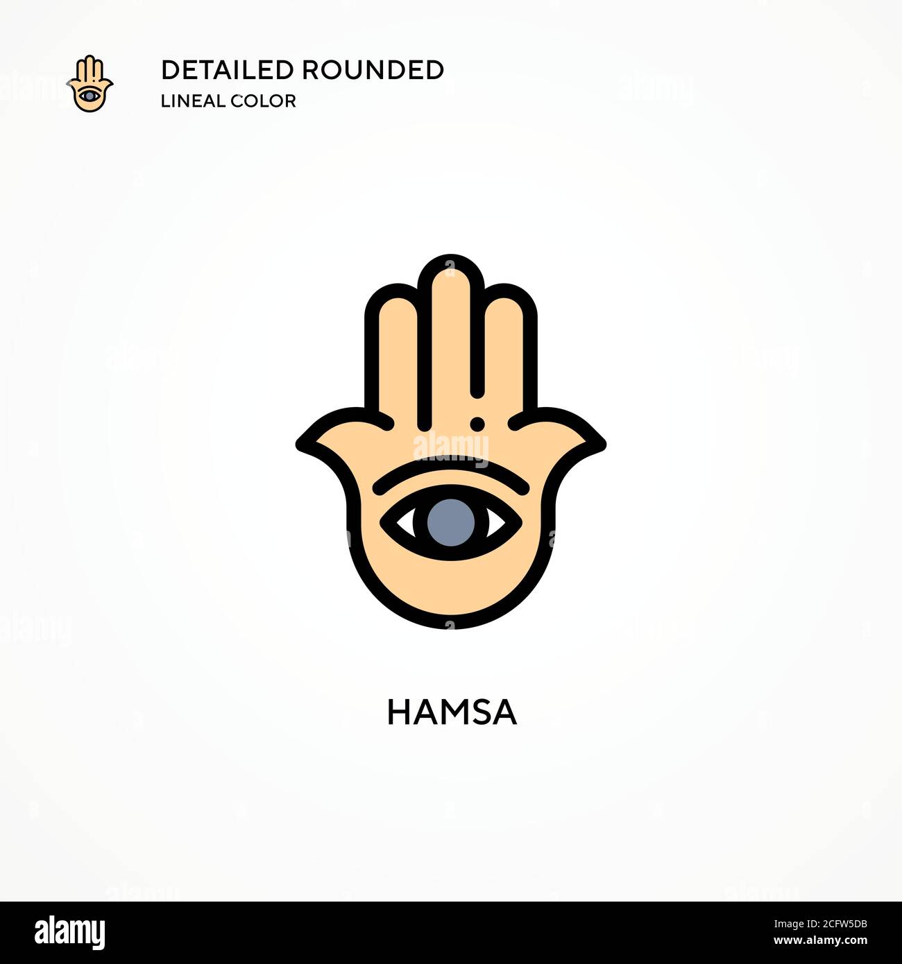 Hamsa vector icon. Modern vector illustration concepts. Easy to edit ...