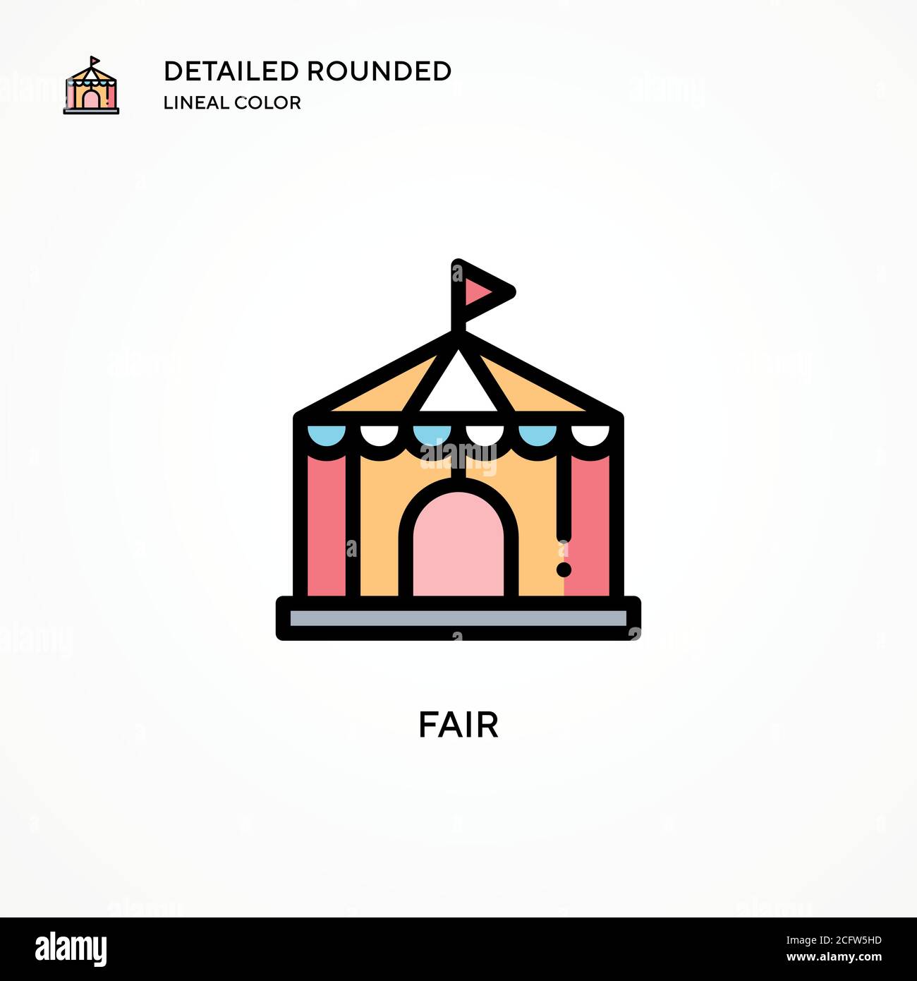 Fair vector icon. Modern vector illustration concepts. Easy to edit and ...