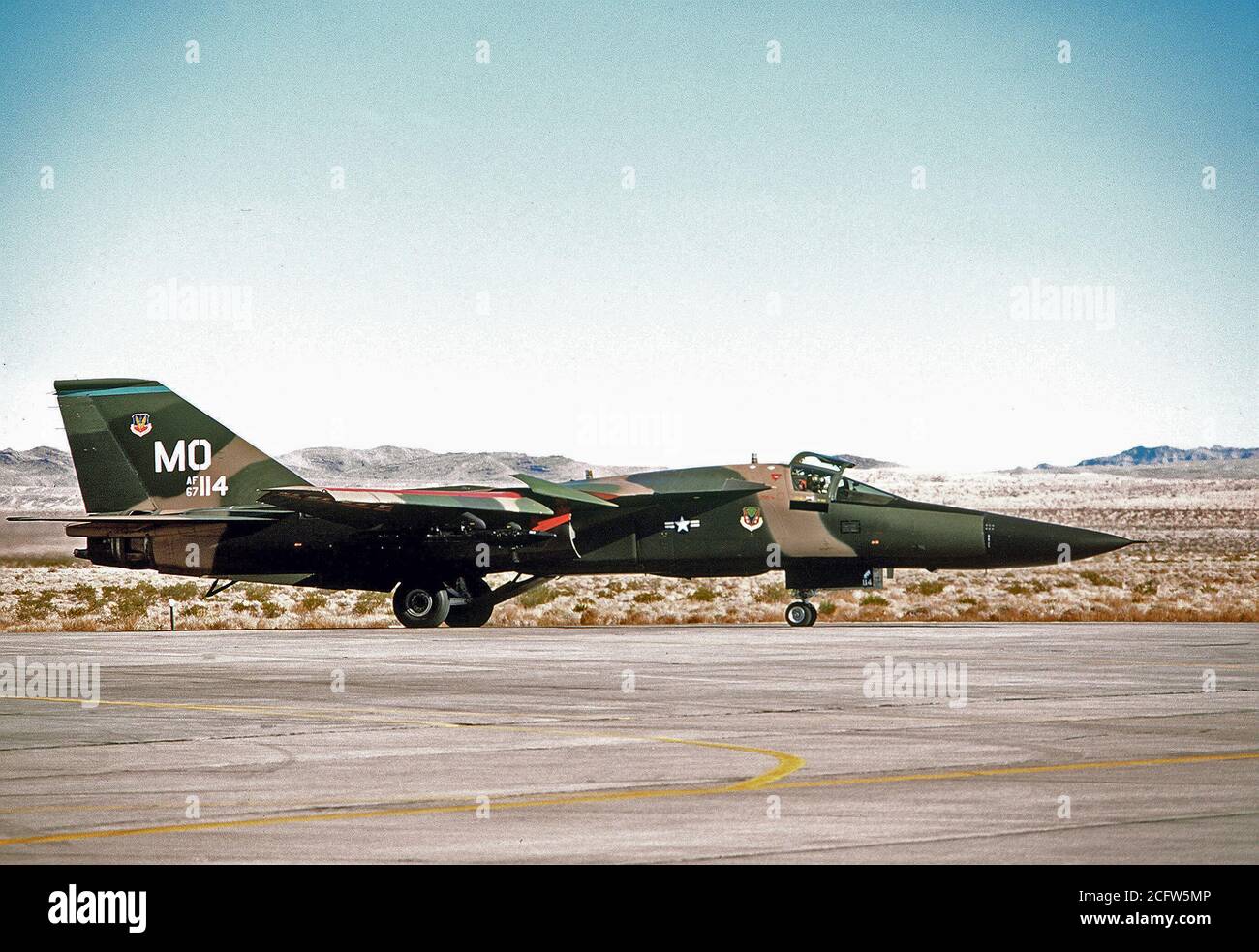 1979 - Right side view of an F-111A aircraft assigned to the 366th ...
