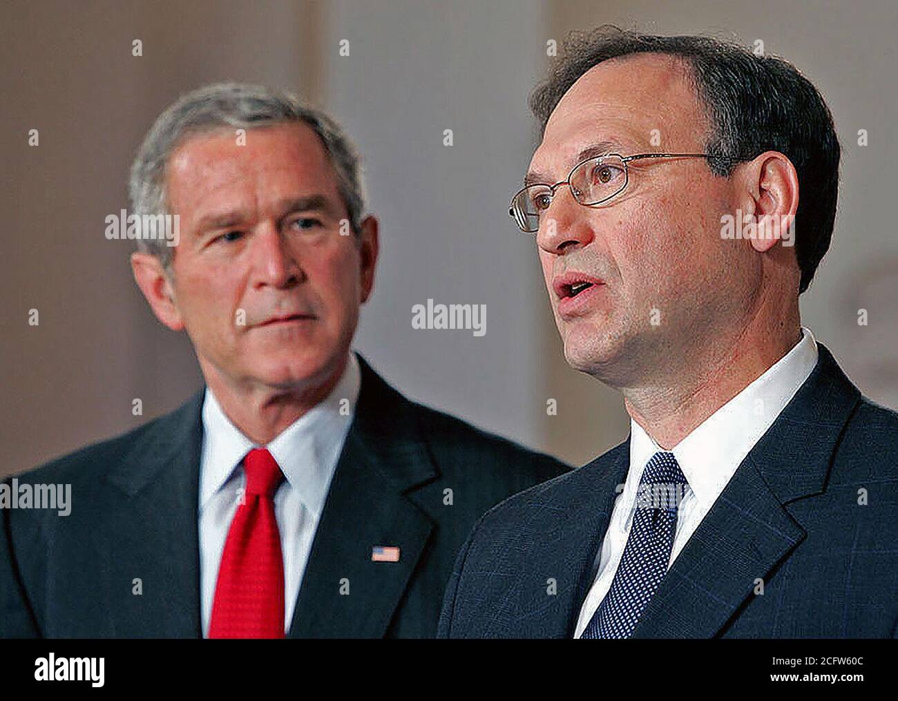 Announcement of Judge Samuel A. Alito, JR. as supreme court justice ...