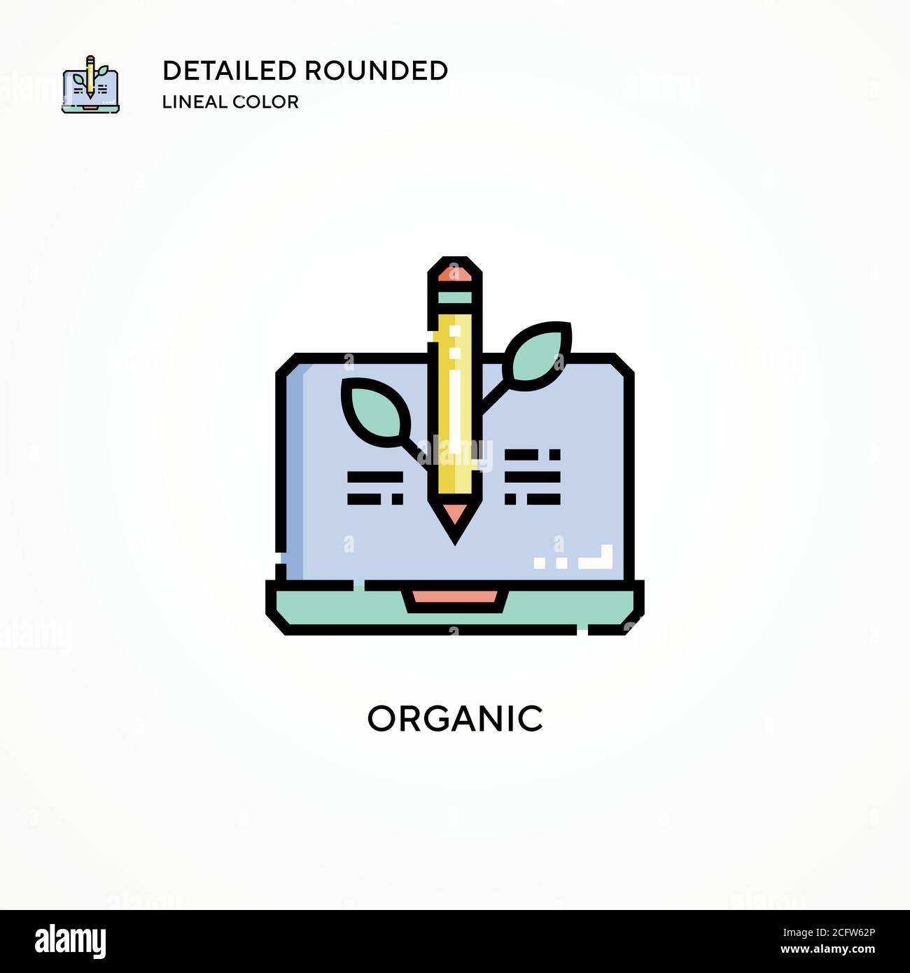 Organic vector icon. Modern vector illustration concepts. Easy to edit ...