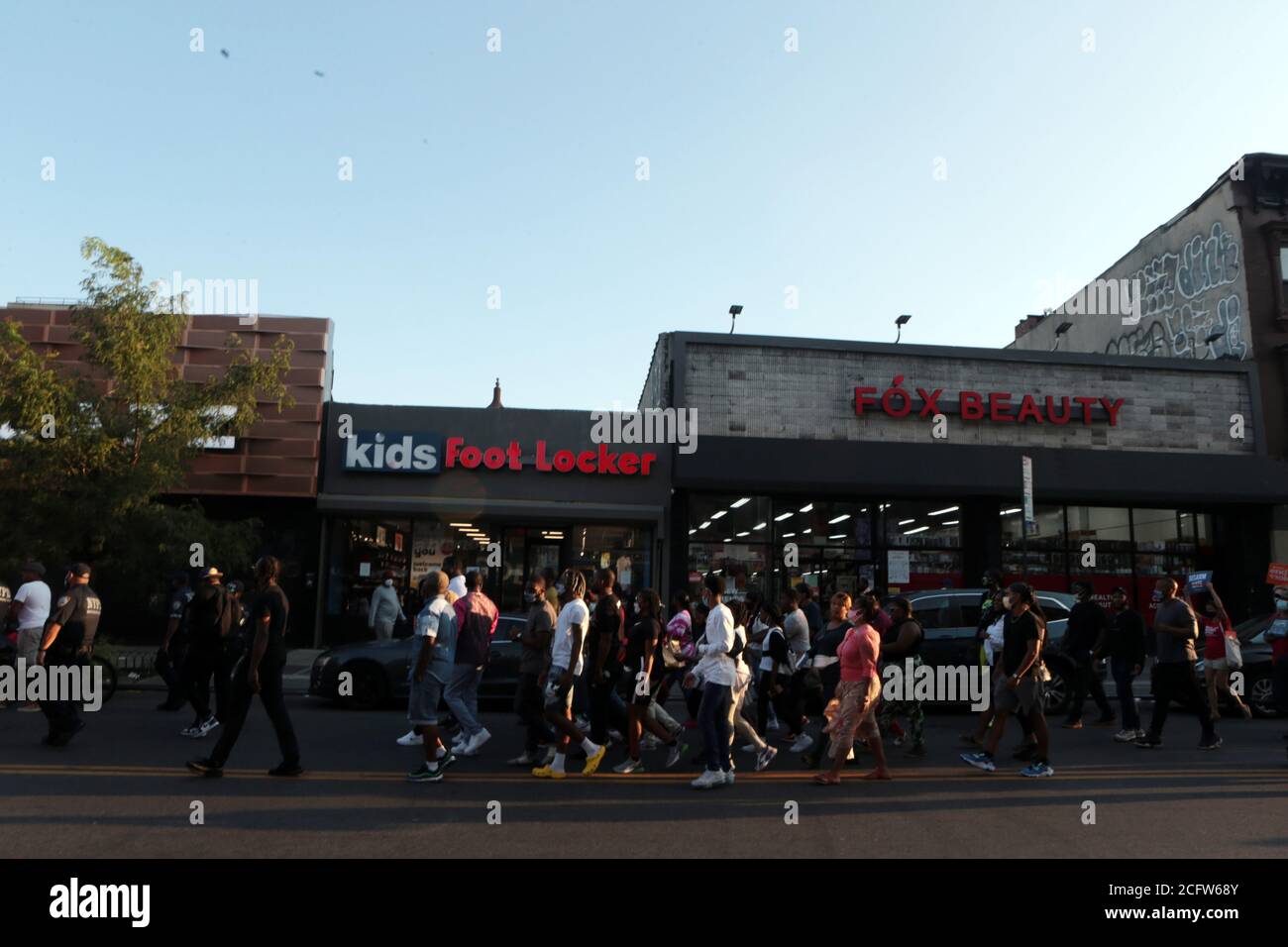 BROOKLYN, NEW YORK : SEPTEMBER 7, 2020- Bishop Lamor Whitehead, NYPD ...