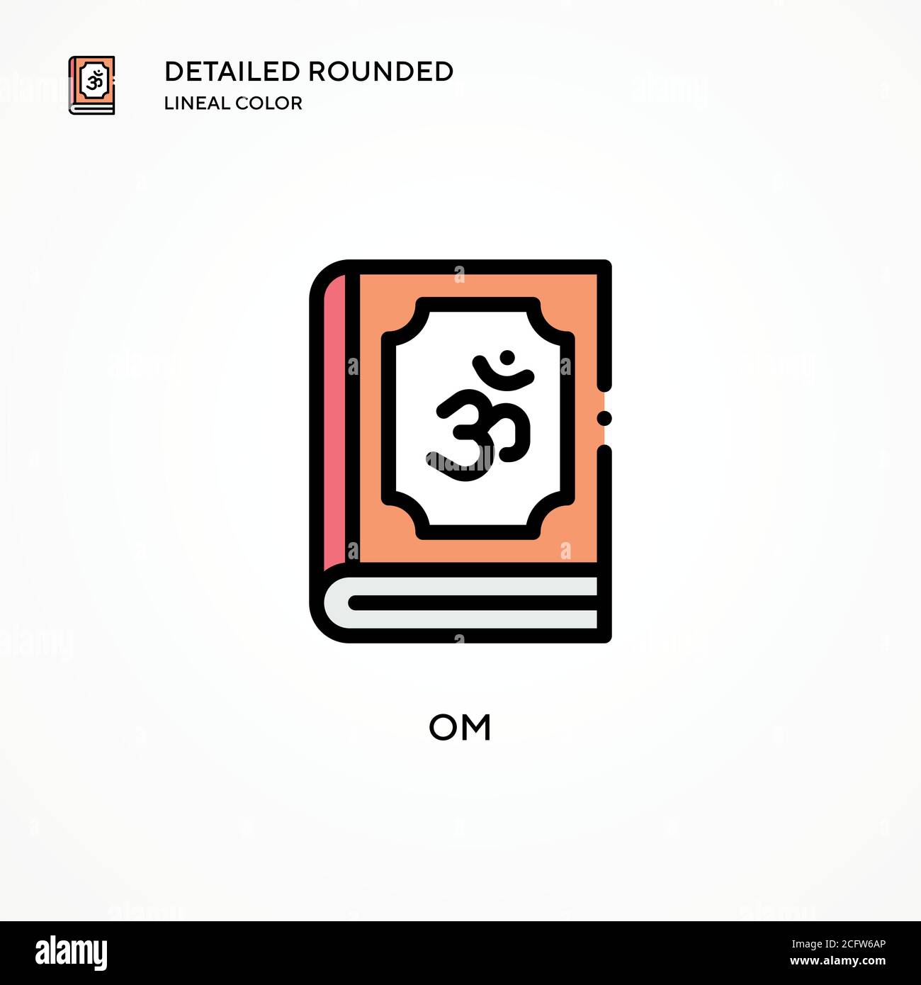 Om vector icon. Modern vector illustration concepts. Easy to edit and ...