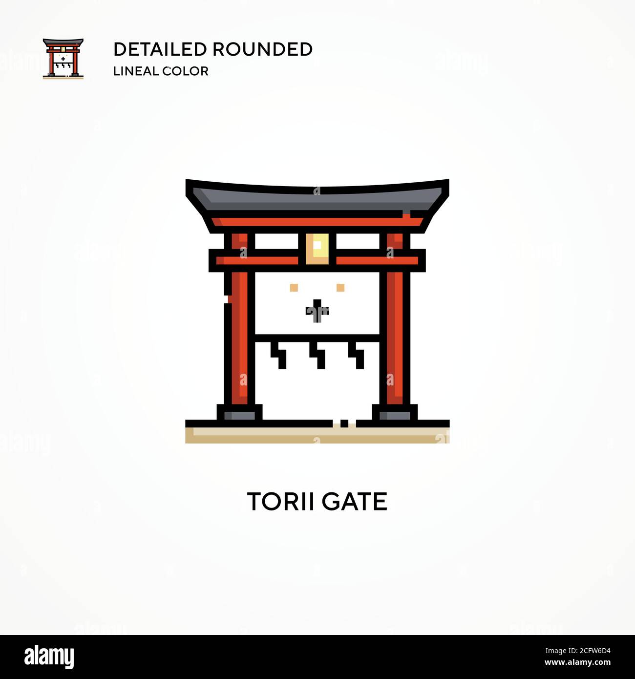 Modern buddhist architecture Stock Vector Images - Alamy