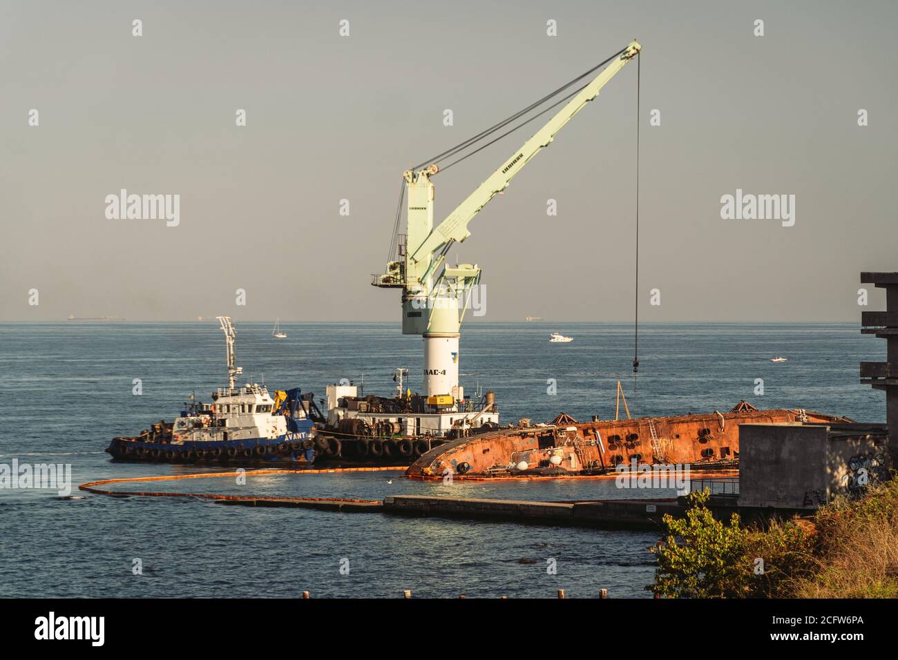 Oil tanker Delphi crashed near Black Sea coast in Ukraine, Odessa 26 ...