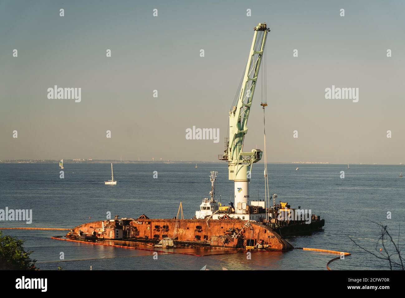 Oil tanker Delphi crashed near Black Sea coast in Ukraine, Odessa 26 ...