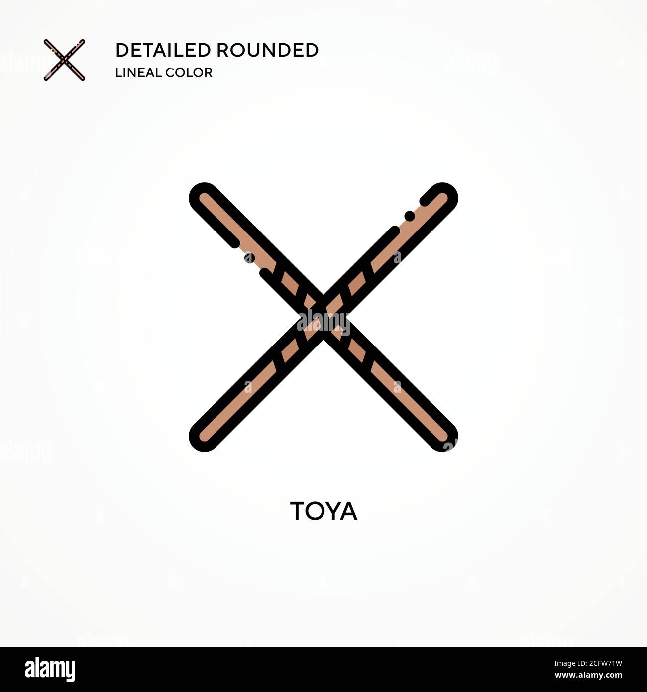Toya vector icon. Modern vector illustration concepts. Easy to edit and ...