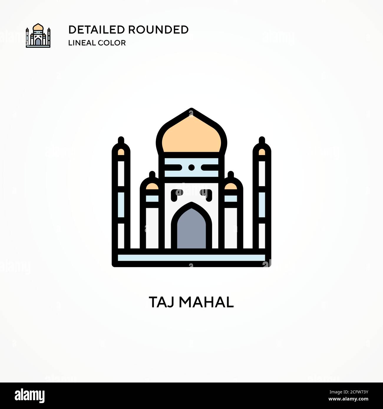 Taj Mahal Vector