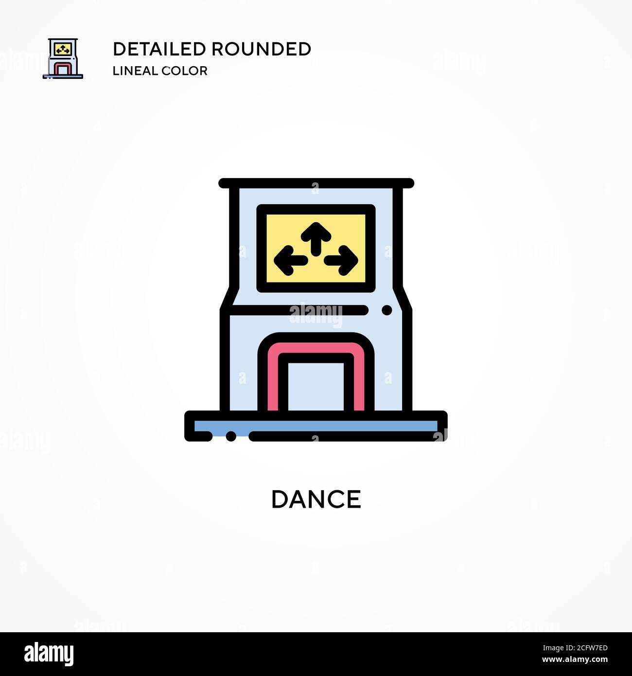 Dance vector icon. Modern vector illustration concepts. Easy to edit ...