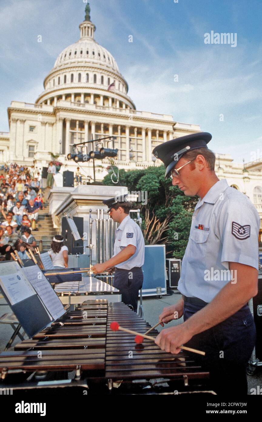 1979 - The U.S. Air Force Band gives an evening concert at the U.S ...