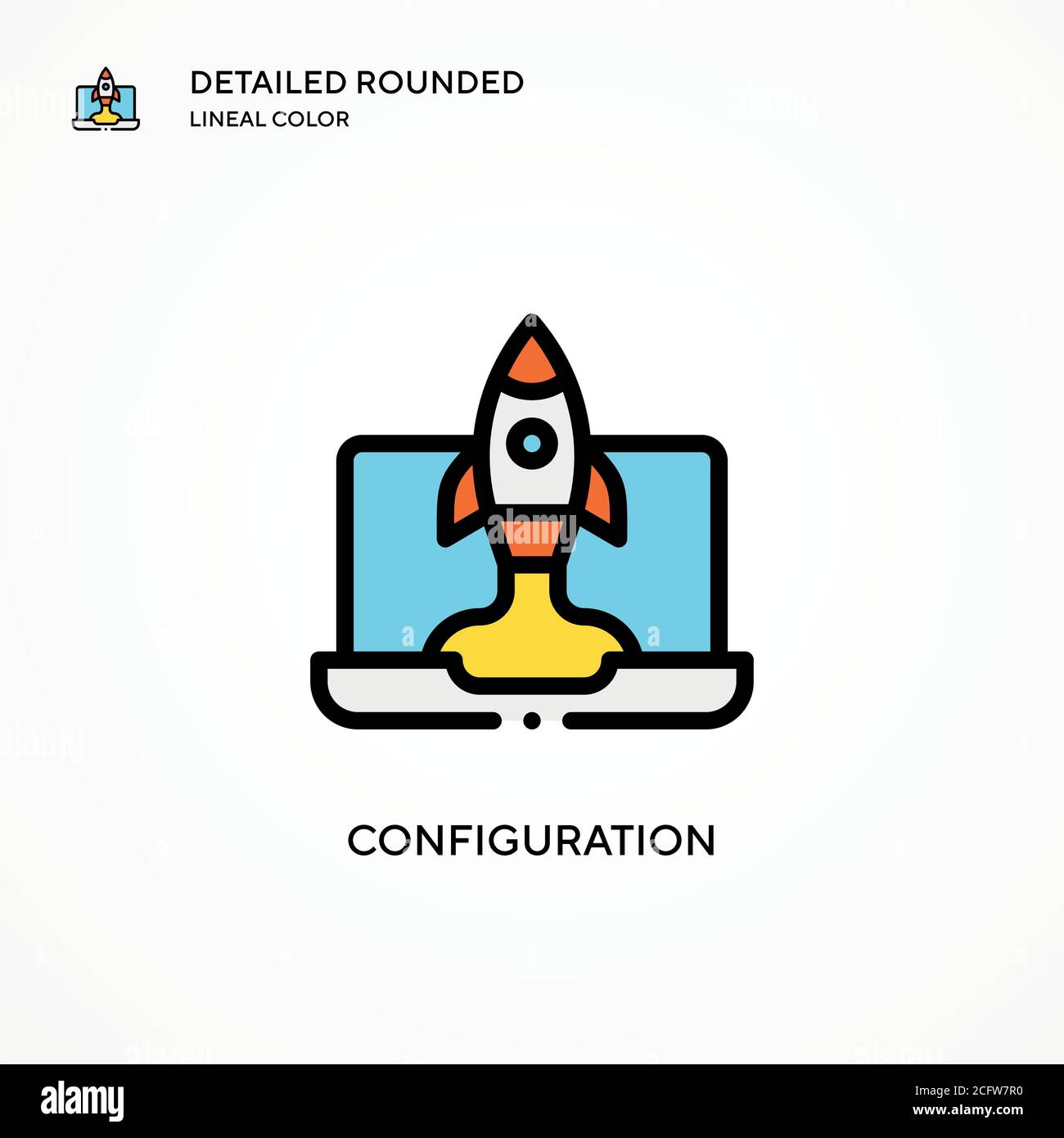 Configuration vector icon. Modern vector illustration concepts. Easy to ...