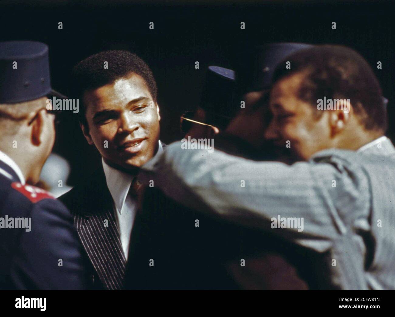 World Heavyweight Boxing Champion Muhammad Ali attends the Black Muslim ...