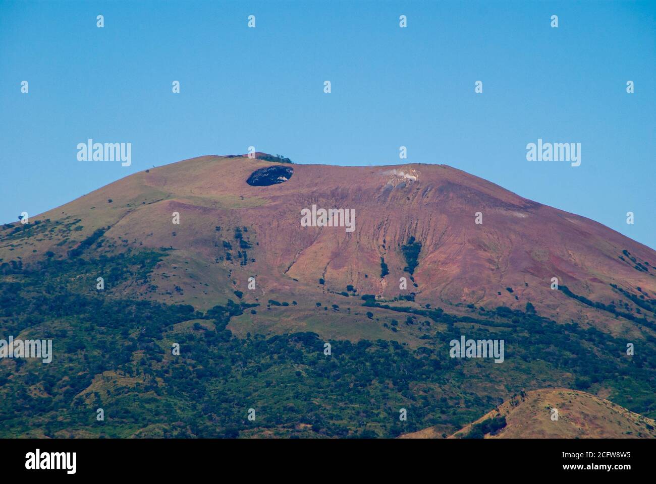 Leon, Nicaragua - November 27, 2008: Ruins of old Leon. Detail of ...