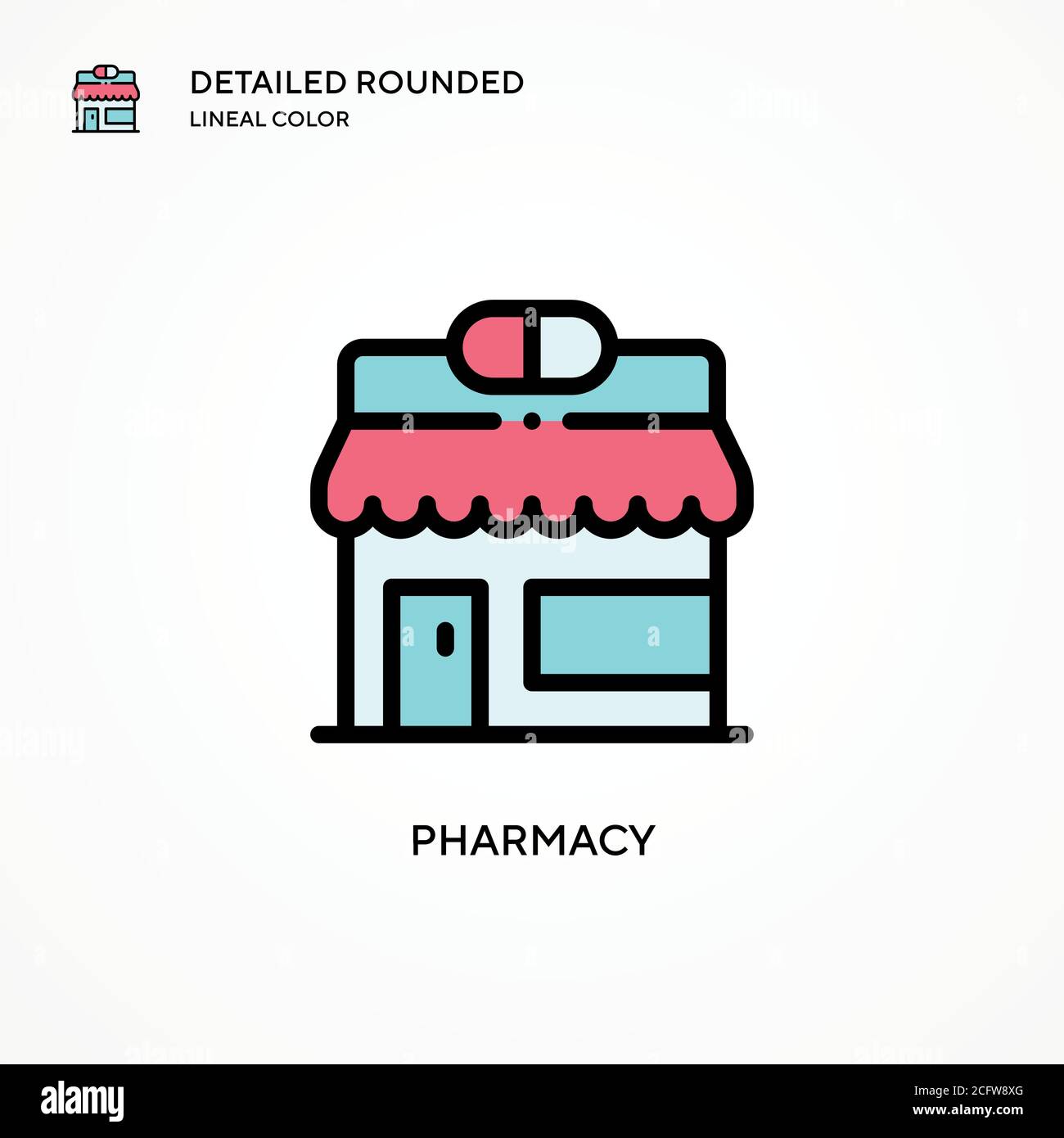 Pharmacy vector icon. Modern vector illustration concepts. Easy to edit ...