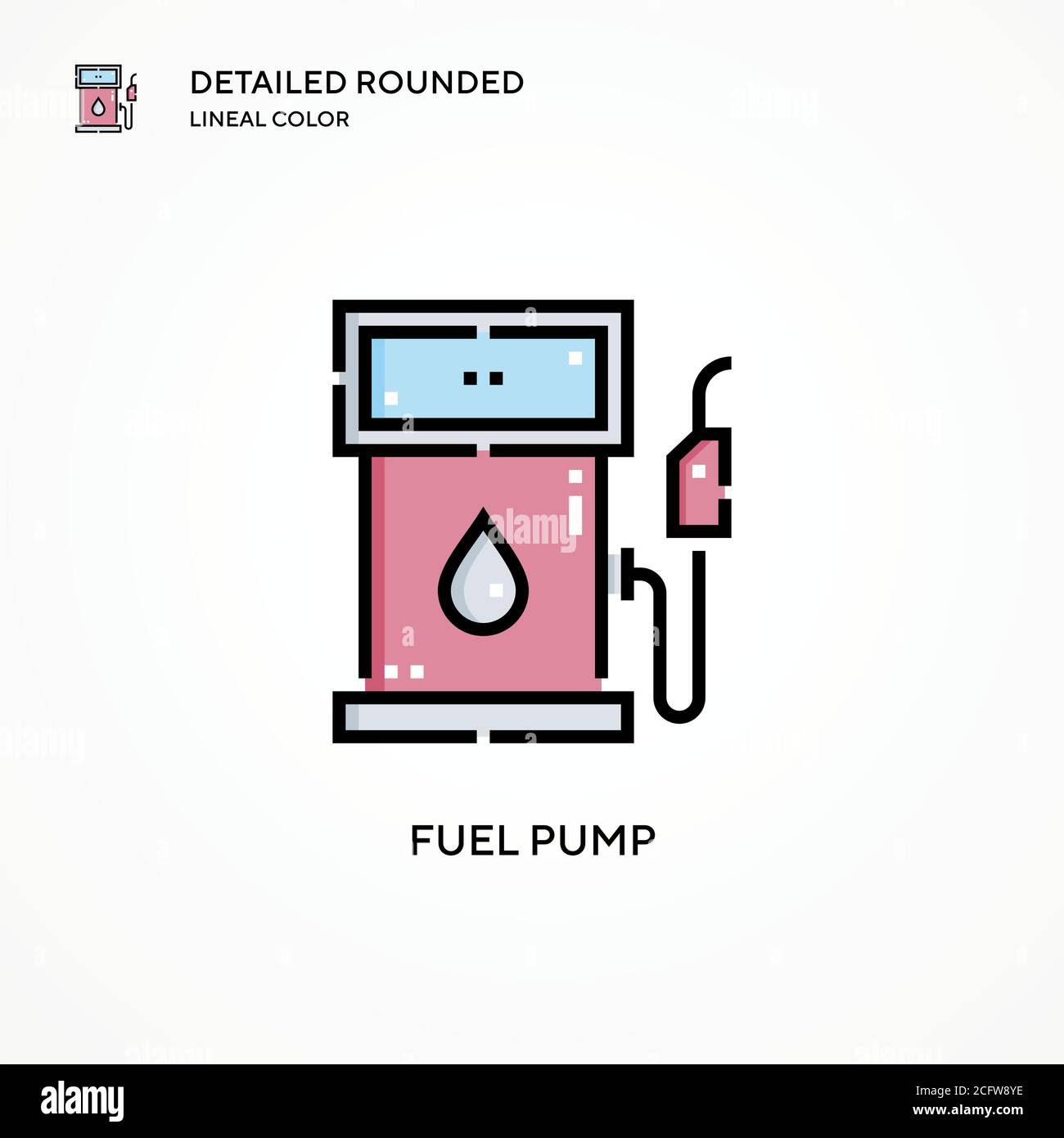 Fuel pump vector icon. Modern vector illustration concepts. Easy to ...