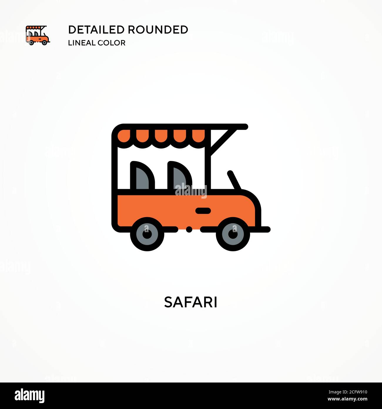 Safari vector icon. Modern vector illustration concepts. Easy to edit ...