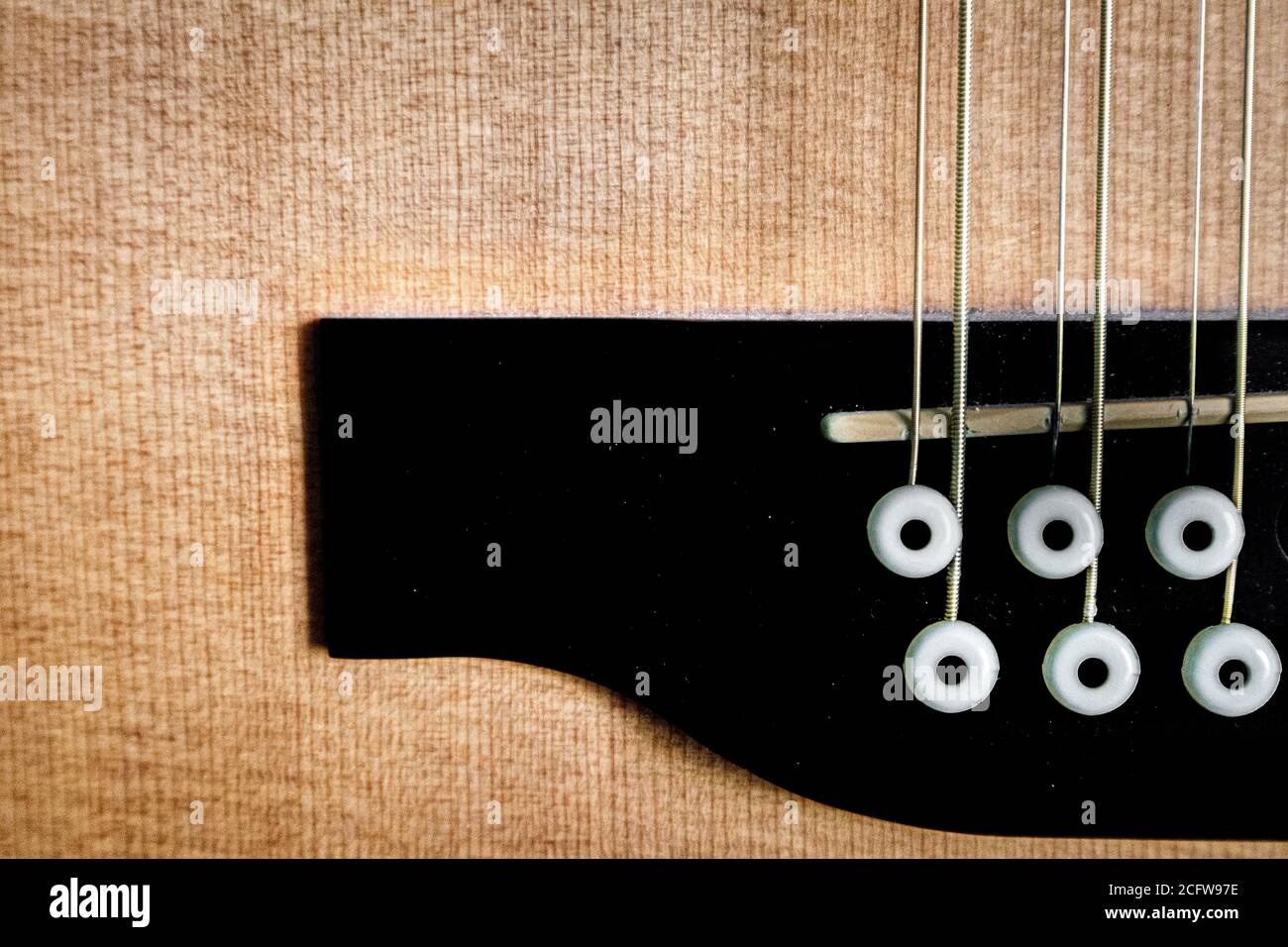 Closeup guitar bridge hi-res stock photography and images - Alamy