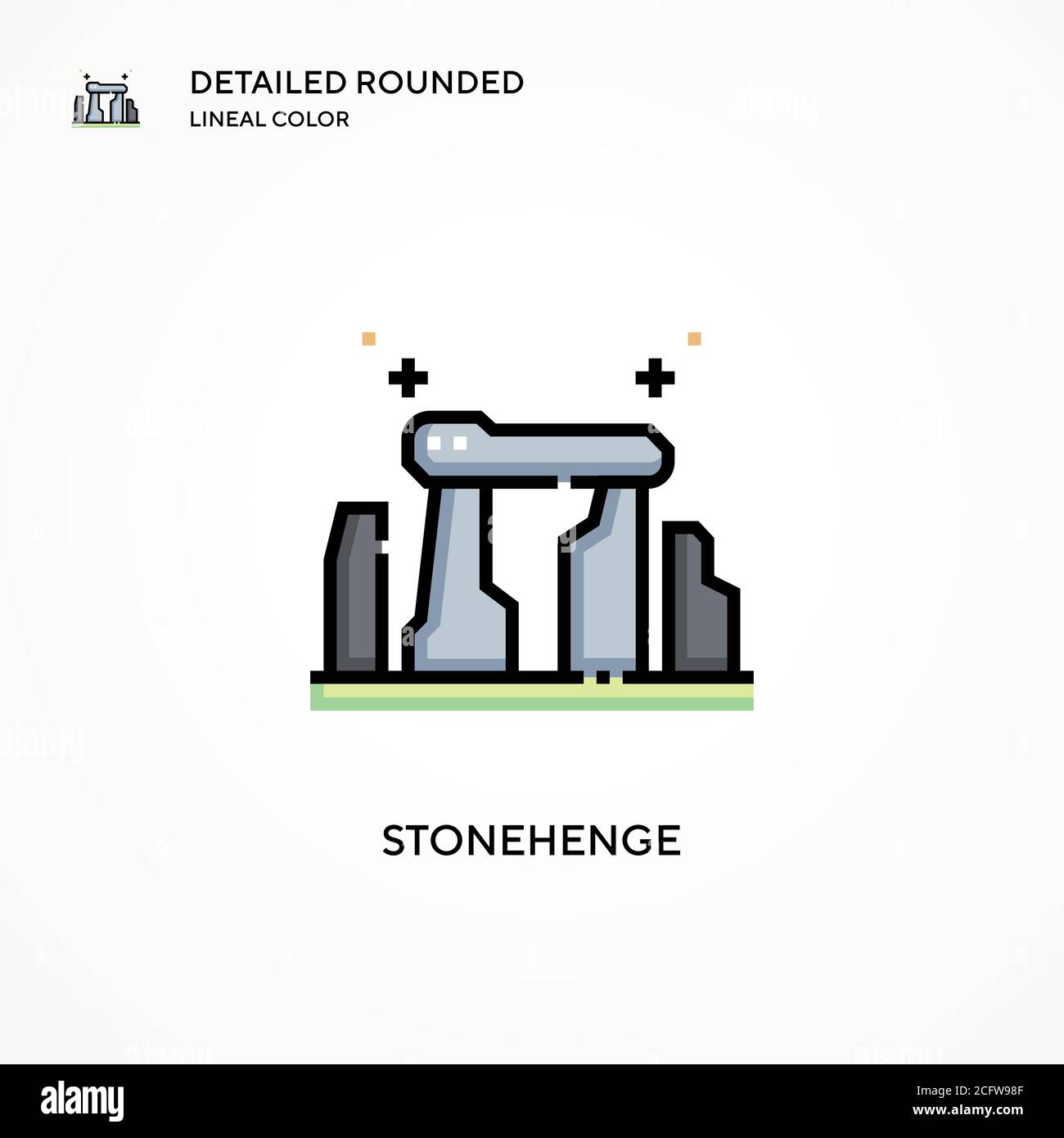Stonehenge vector icon. Modern vector illustration concepts. Easy to ...