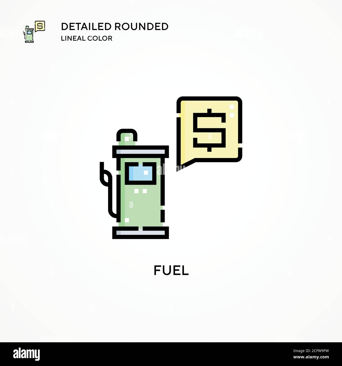 Fuel vector icon. Modern vector illustration concepts. Easy to edit and ...