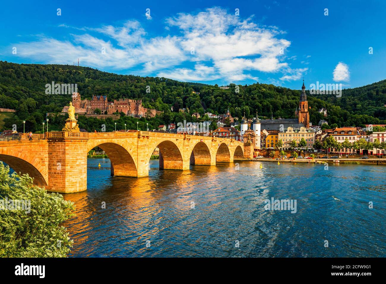 Heidelberg skyline aerial view from above. Heidelberg skyline aerial ...