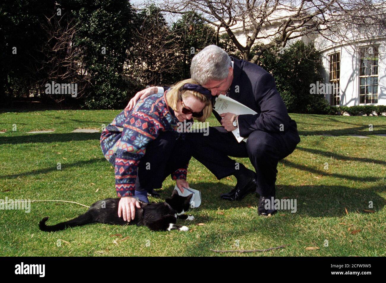 2/24/1997 - Photograph of President William Jefferson Clinton and First ...