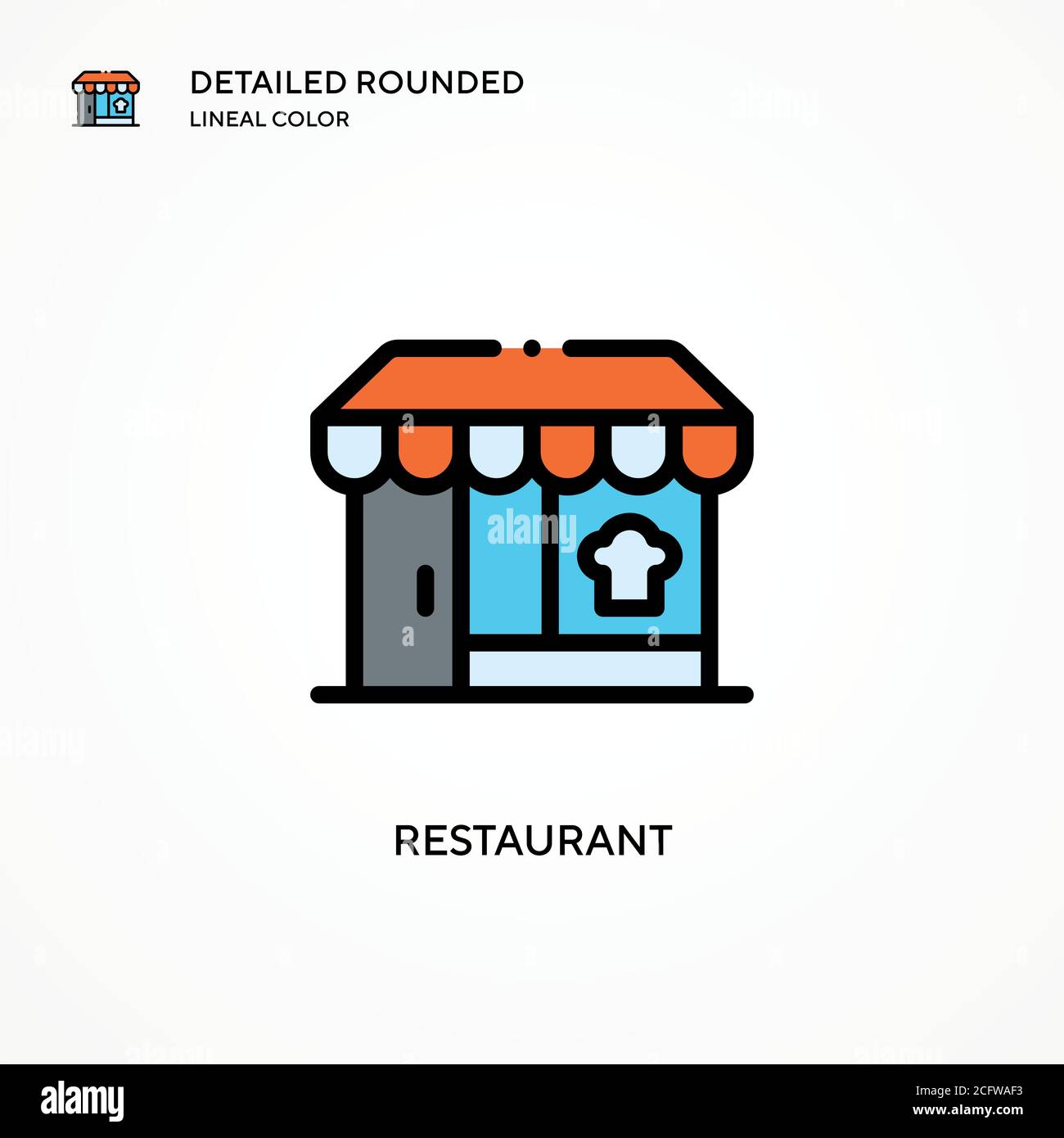 Restaurant vector icon. Modern vector illustration concepts. Easy to ...