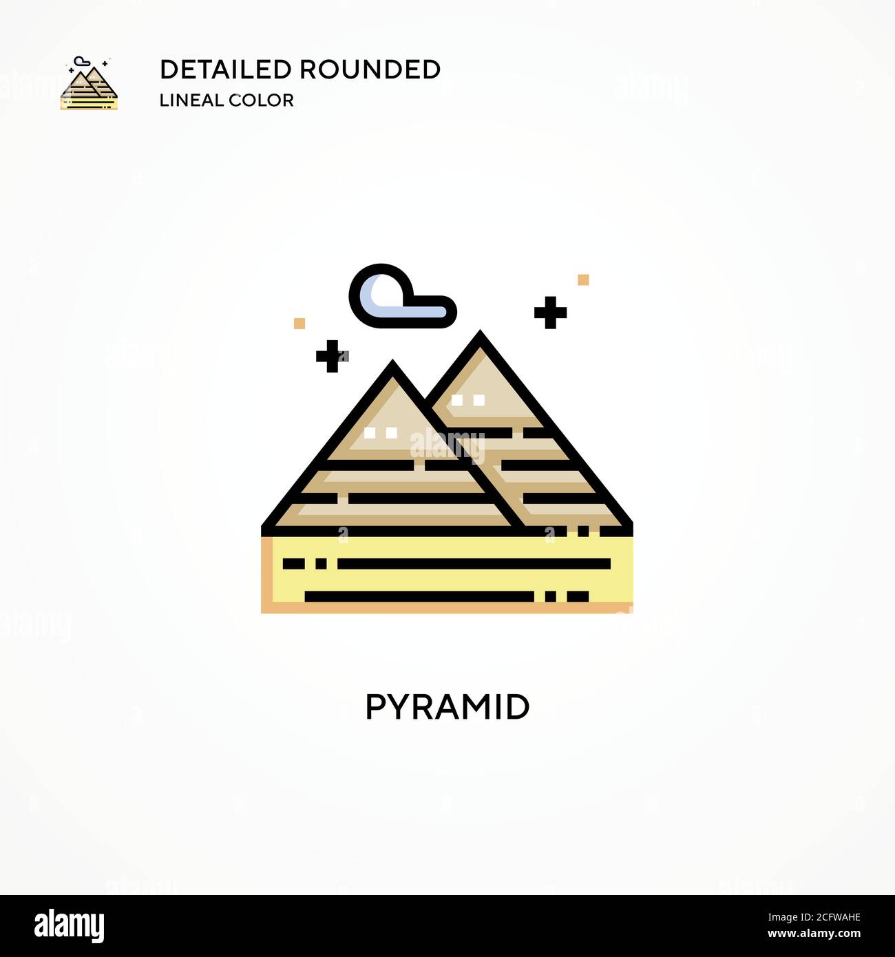 Pyramidal vector vectors Cut Out Stock Images & Pictures - Alamy