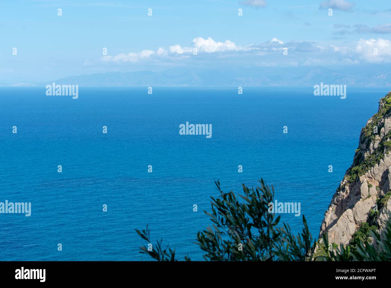 Beautiful Scenery from the Coastal City of Bejaia, Algeria Stock Photo ...