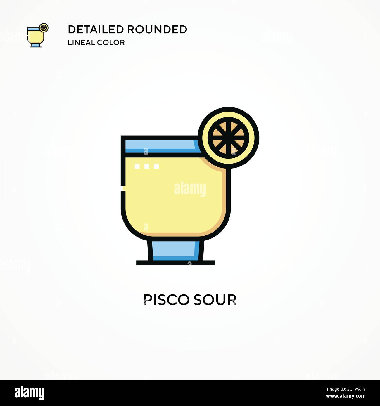 Sour cocktail egg Stock Vector Images - Alamy