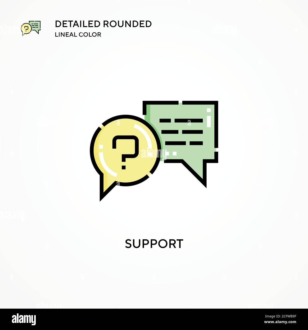 Support vector icon. Modern vector illustration concepts. Easy to edit ...