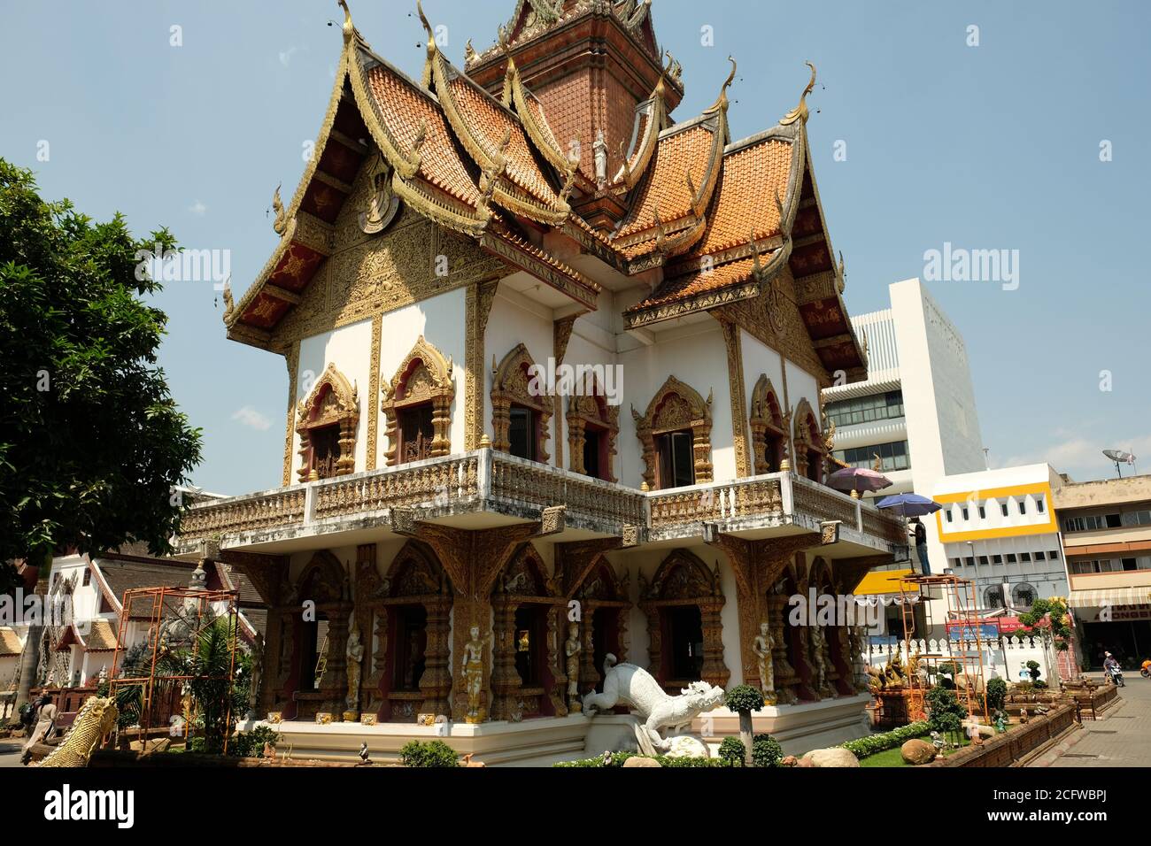 Chiang Mai Thailand - Temple Wat Buppharam Stock Photo - Alamy