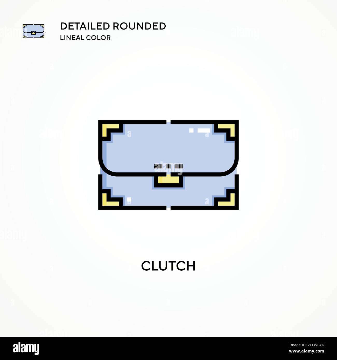 Clutch vector icon. Modern vector illustration concepts. Easy to edit ...