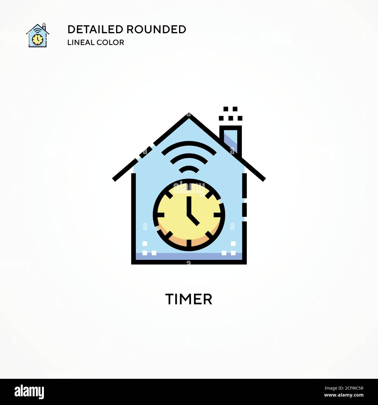 Timer vector icon. Modern vector illustration concepts. Easy to edit ...